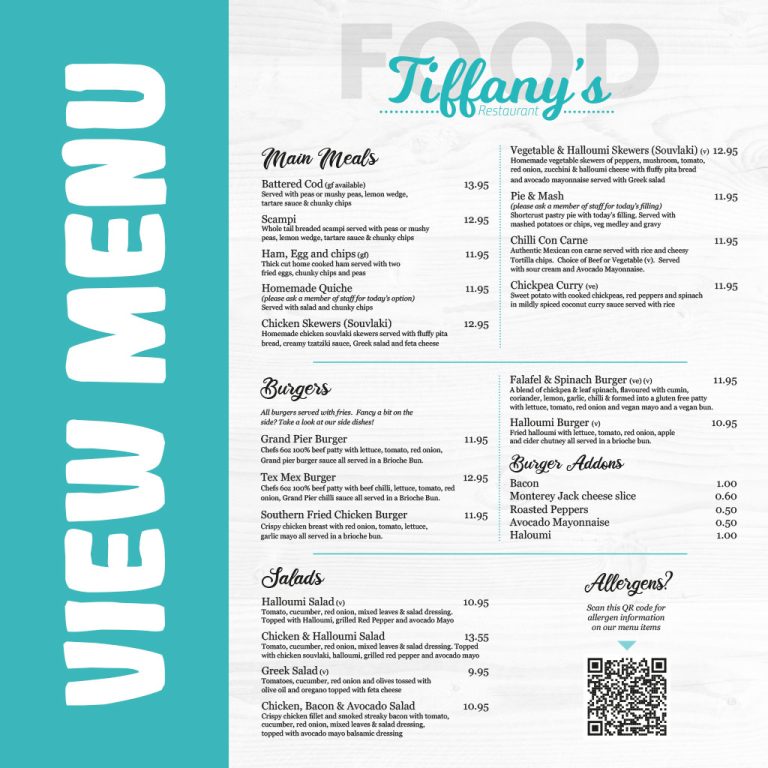 Tiffany’s Restaurant - The Grand Pier